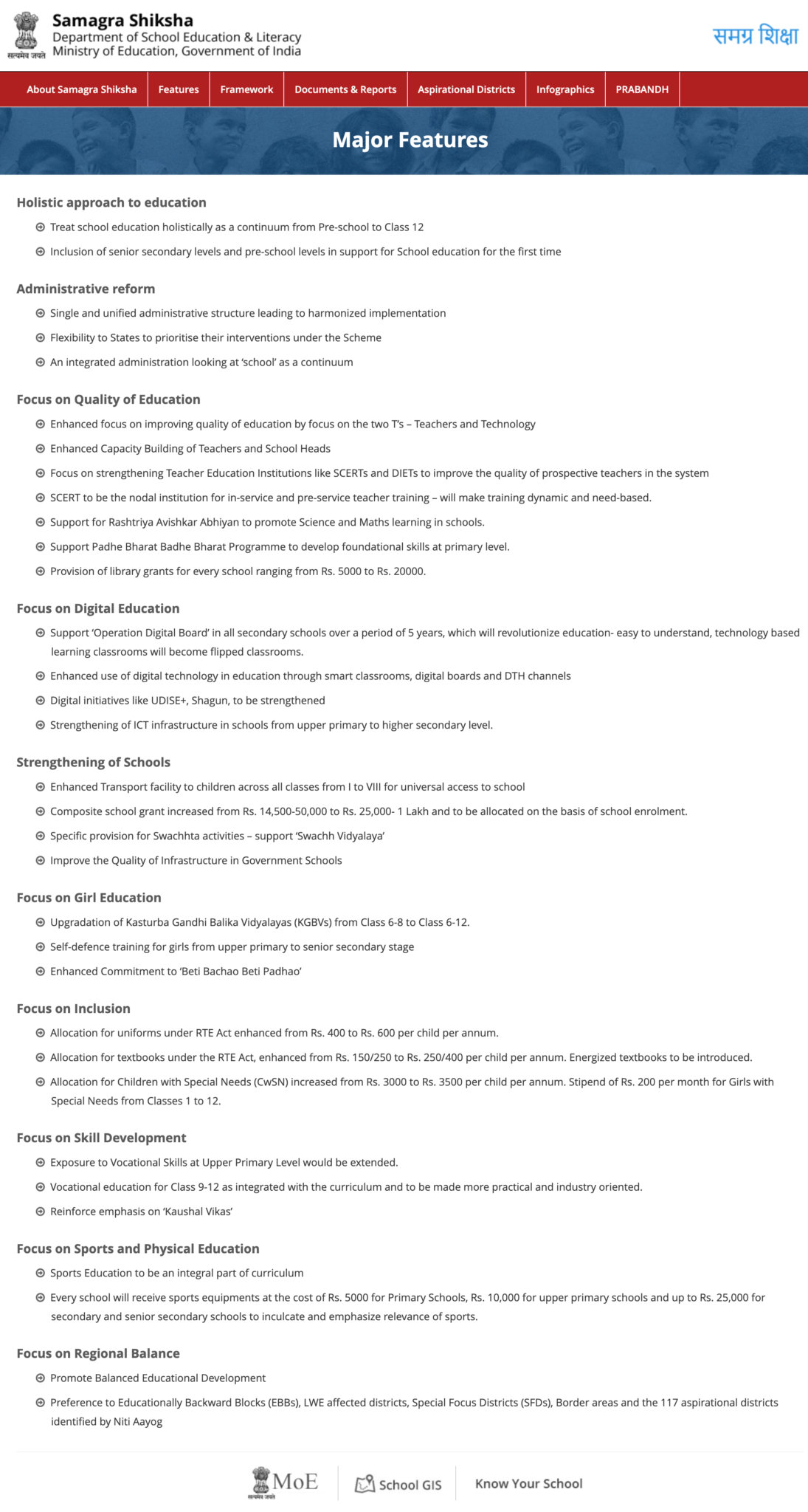 Samagra Shiksha Abhiyan - Portal Login & Download Logo